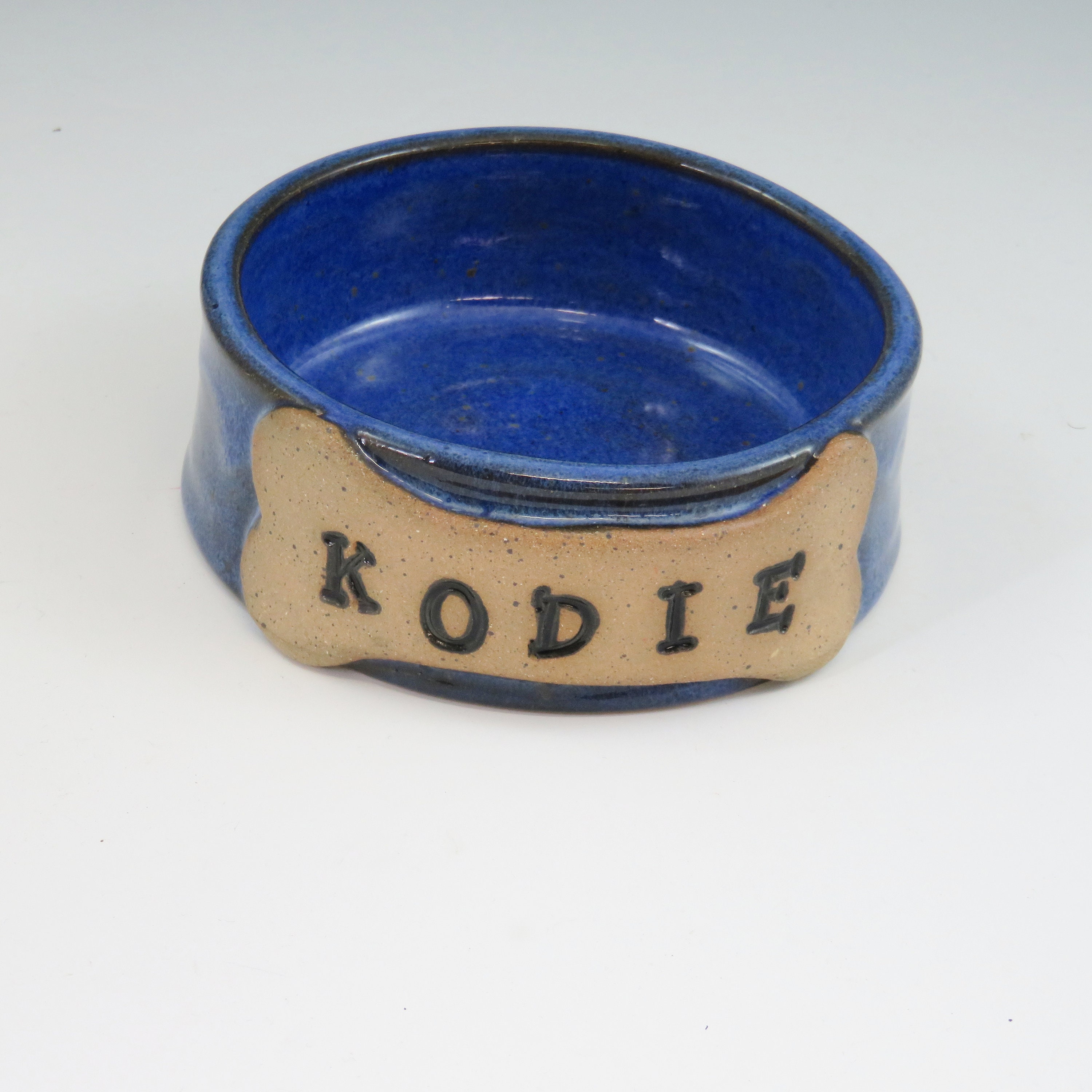 Personalized medium ceramic pottery dog bowls,custom pottery dog bowls ...