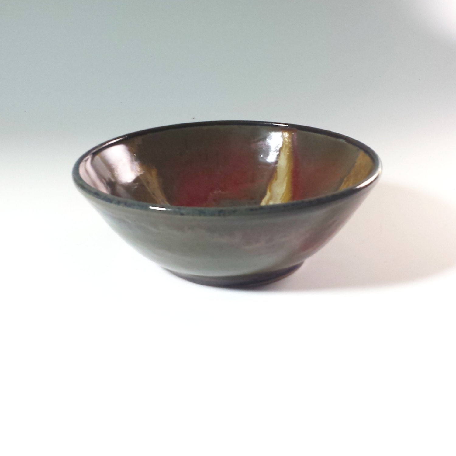 Multi Colored Pottery Bowl,ready to ship,cereal bowl, ice cream bowl ...