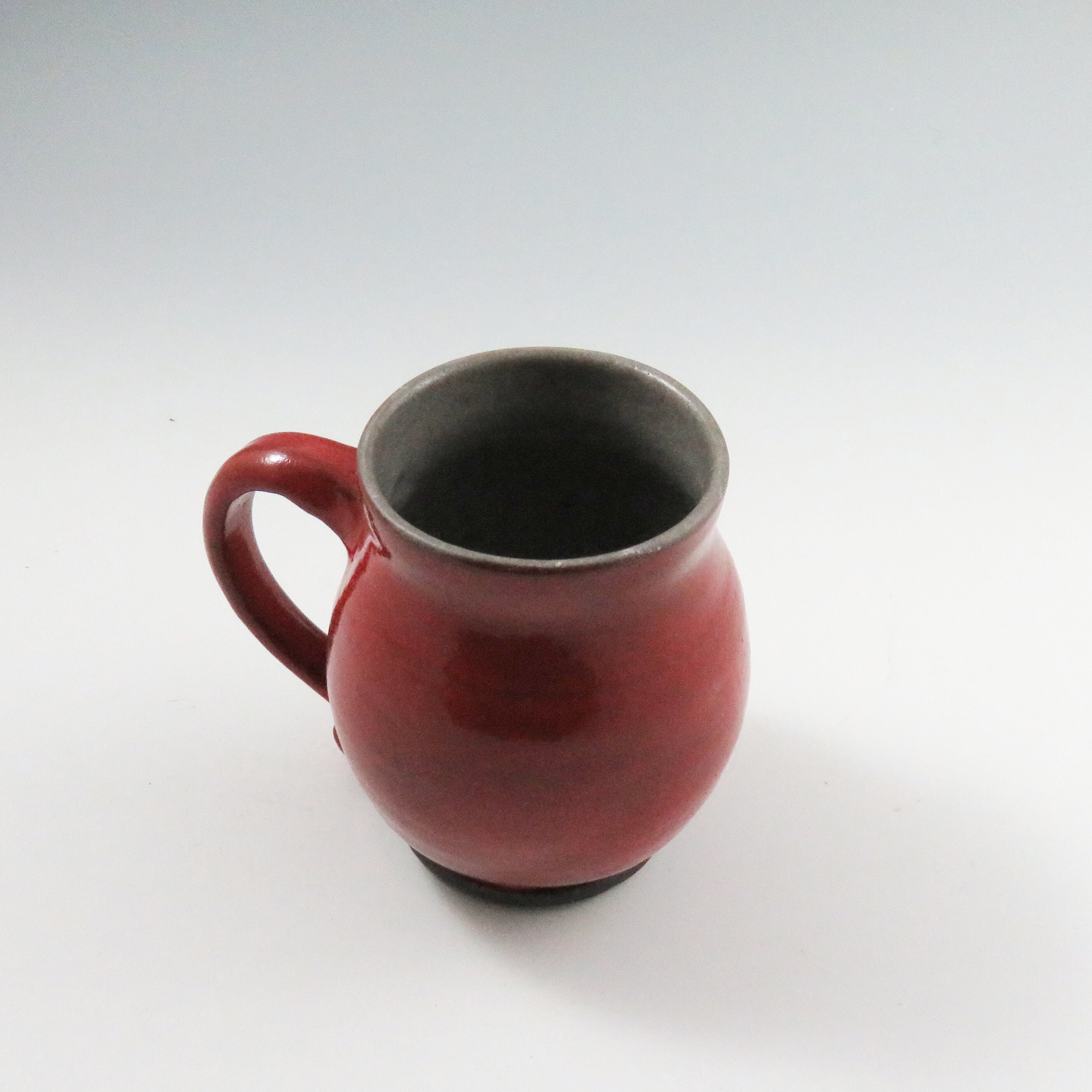 Red Pottery Mug,Unique Ceramic Mugs,Red Ceramic Mugs,Handmade,Ready to ...