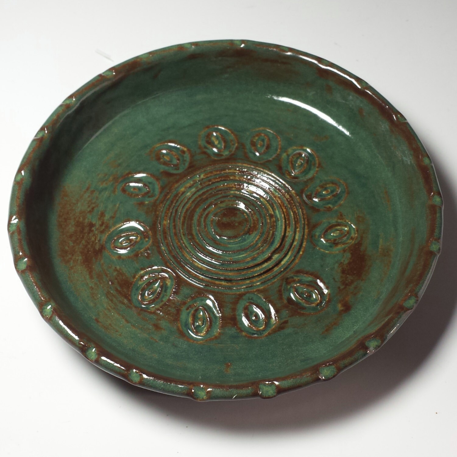 Pottery Garlic Grater Dish,Ceramic Garlic Grater Dish,Green Garlic Dish ...