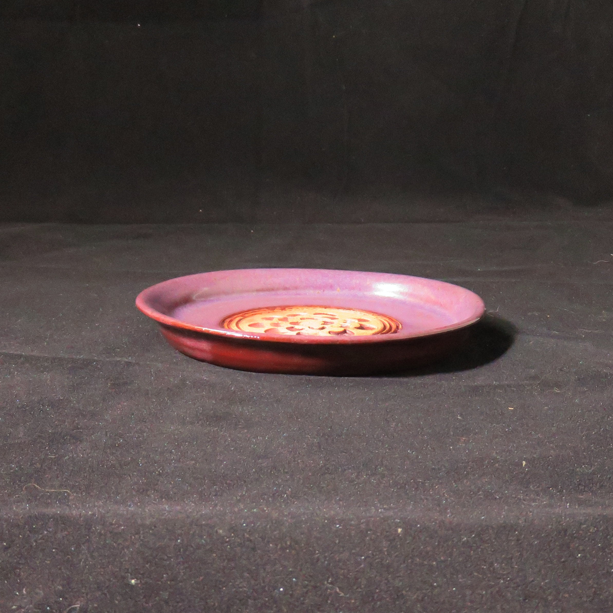 Pottery Garlic Grater,Ceramic Garlic Grater,purple Garlic Dish,Ready To ...