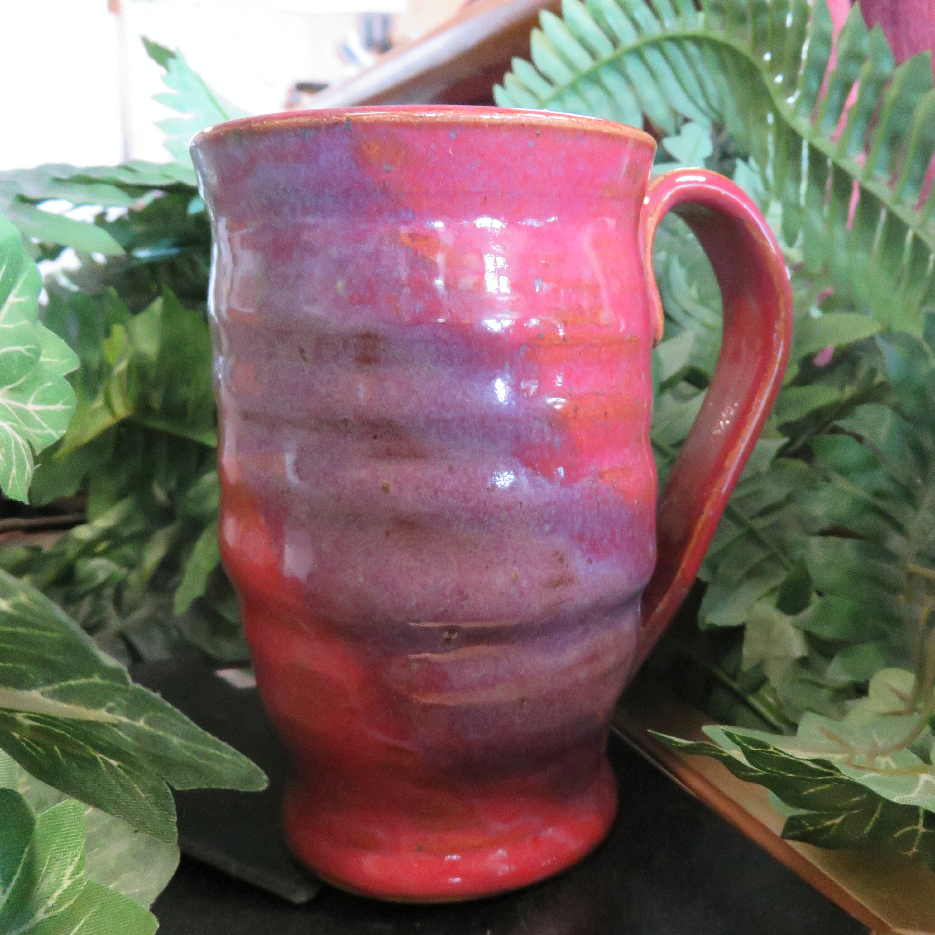 Handmade Purple Pottery Ceramic Coffee Mug,stoneware pottery mug,Ready ...