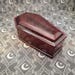 Coffin Trinket Box- Deep Maroon With Holographic Glitter - Etsy