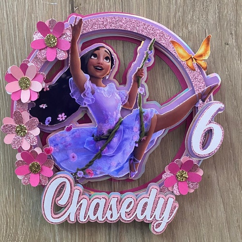 Isabela Cake Topper Encanto Cake Topper Encanto Isabela - Etsy