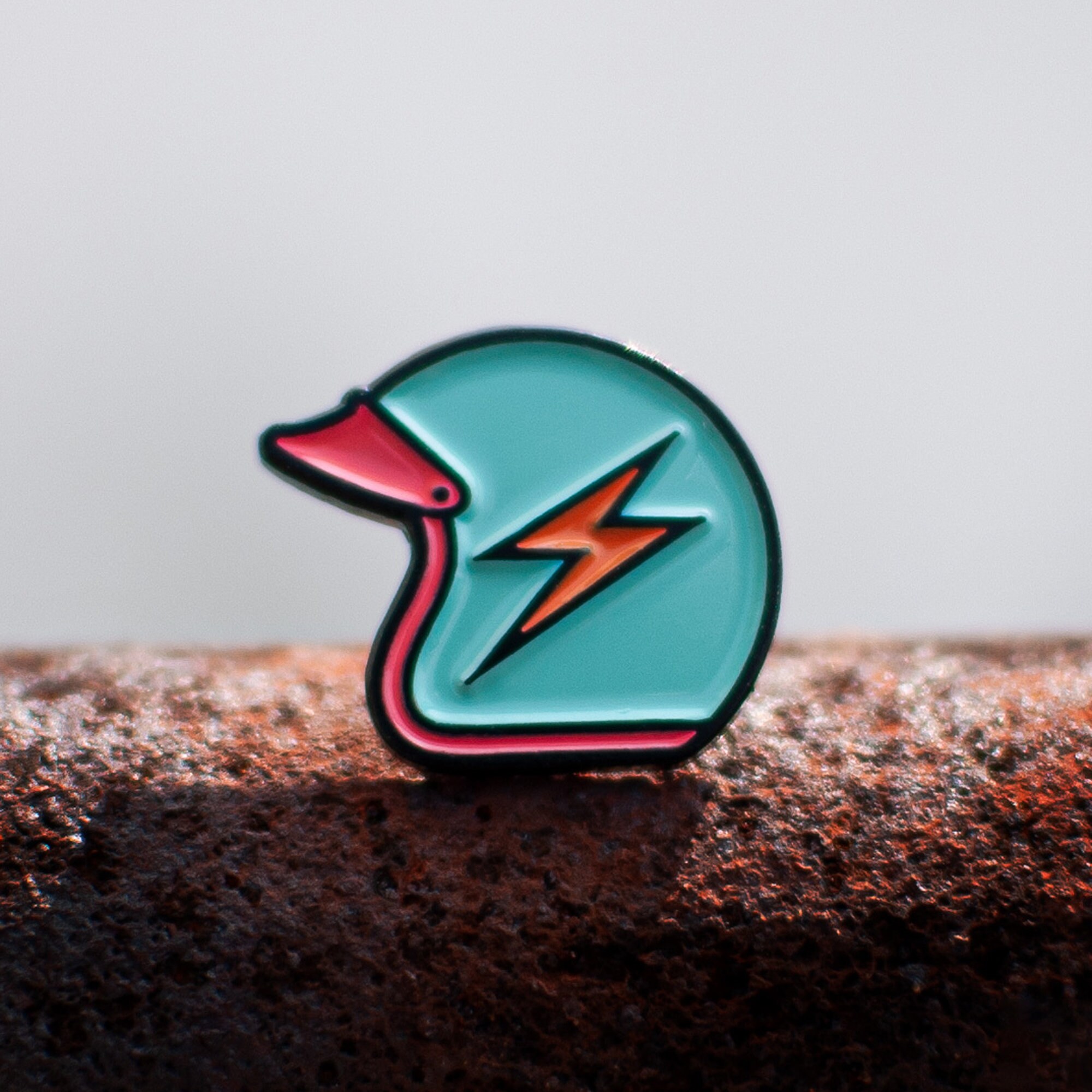 Lightning Motorcycle Helmet Pin Lapel Brooch Blue - Etsy