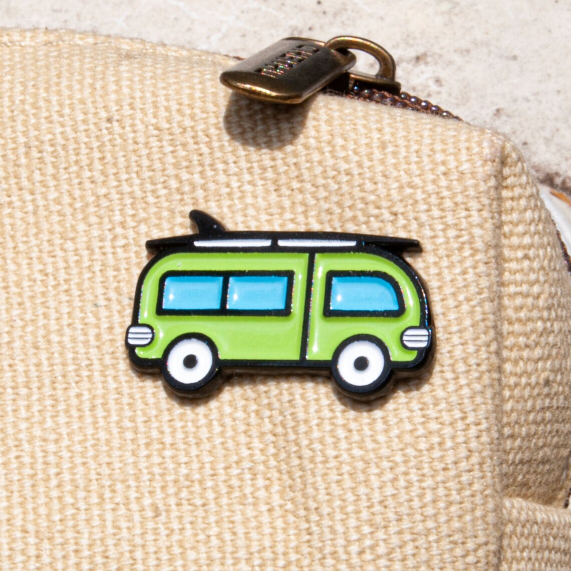 Surfer Camper Van Life Enamel Pin Brooch Badge - Etsy