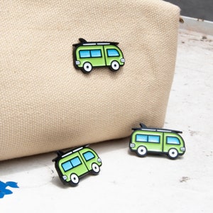 Surfer Camper Van Life Enamel Pin Brooch Badge - Etsy