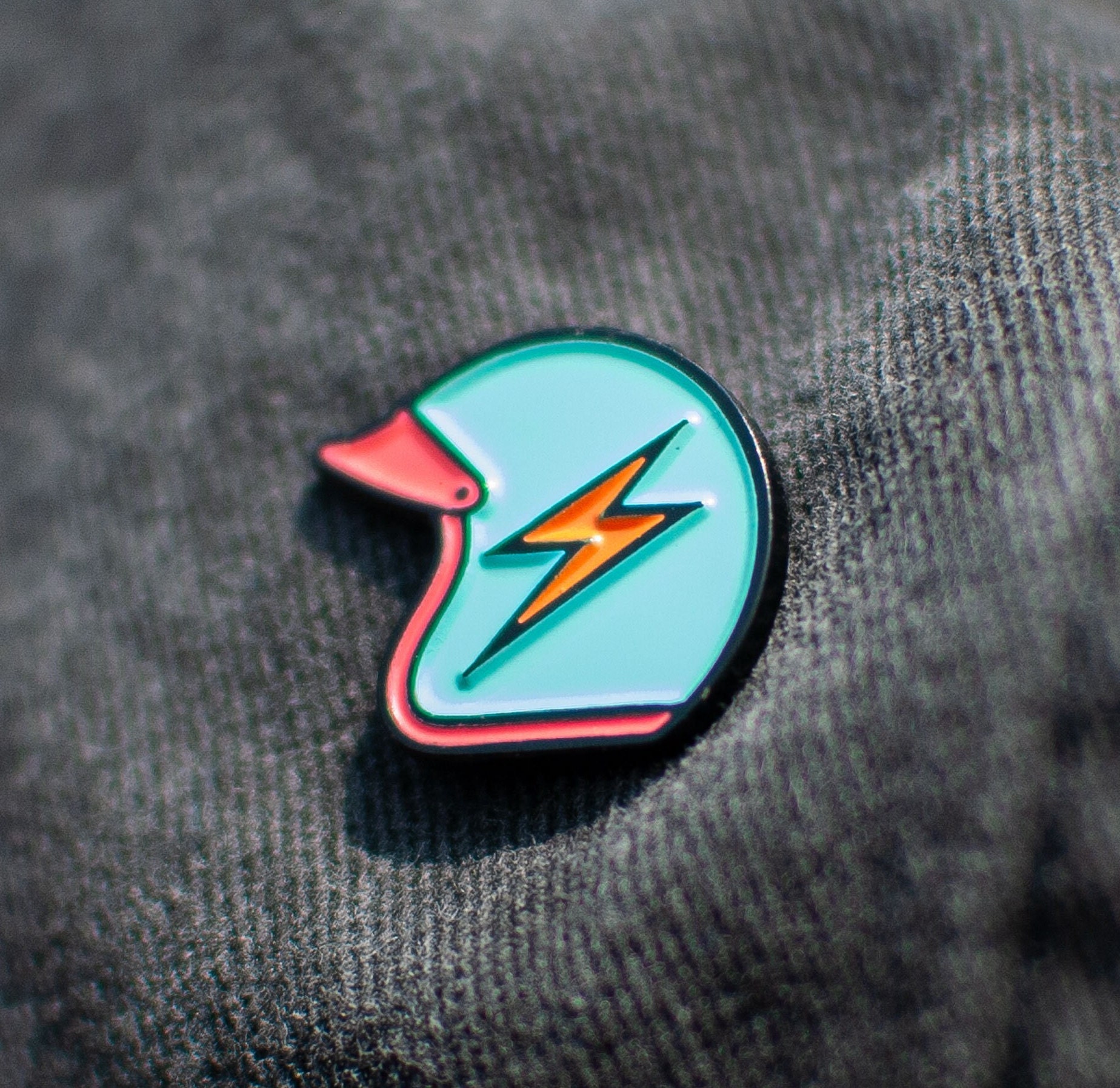 Lightning Motorcycle Helmet Pin Lapel Brooch Blue - Etsy