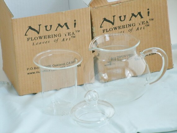NUMI Handblown Glass Teapot - Etsy