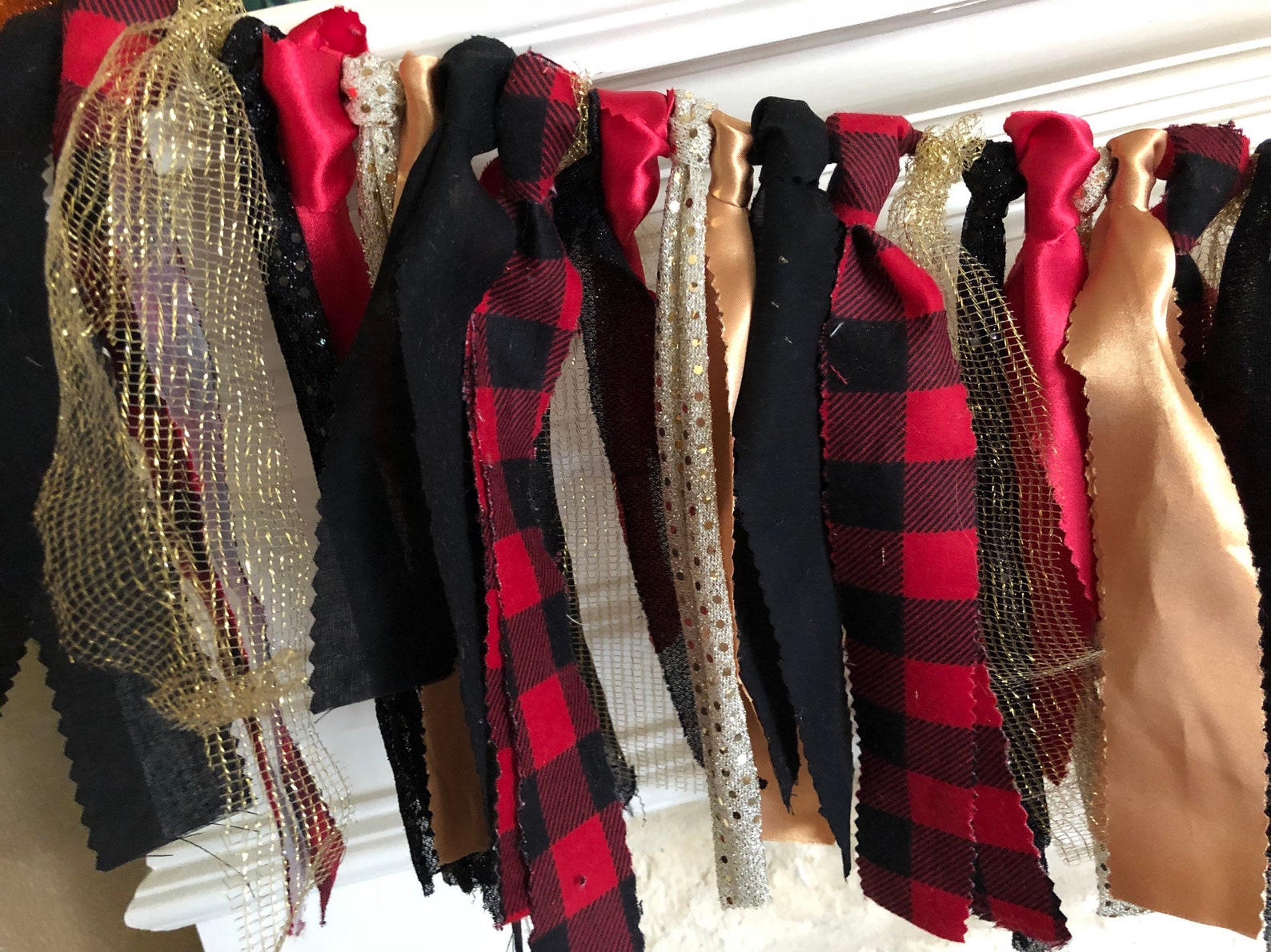 Plaid Banner Buffalo Plaid Decorations Holiday Winter Wedding - Etsy