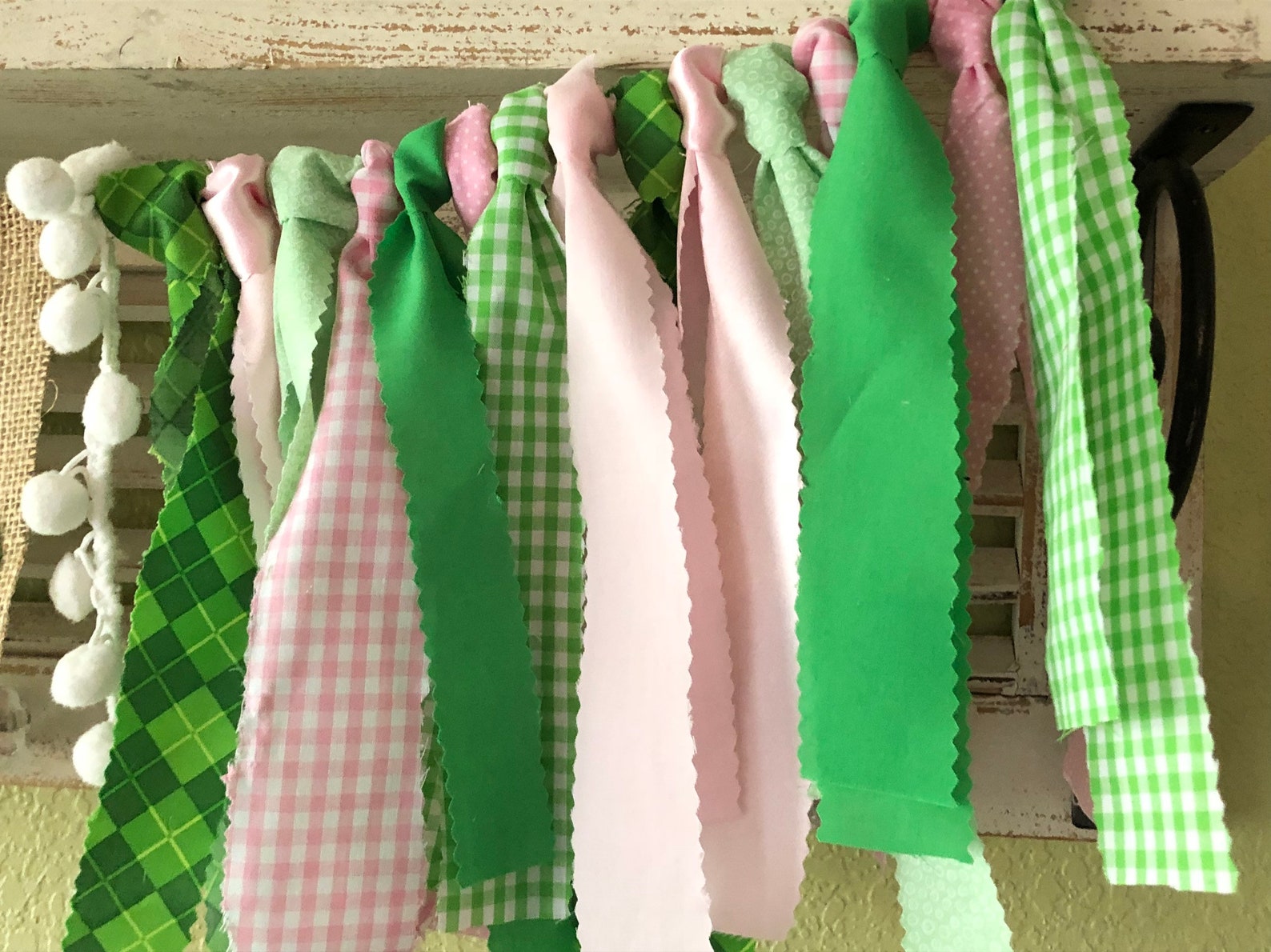Girls Golf Party Decorations Rag Garland Banner Girls First - Etsy