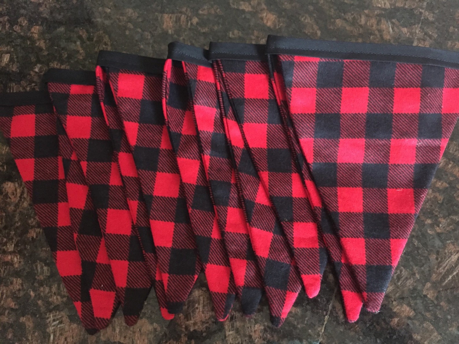 Buffalo plaid party decorations Lumberjack Red and Black | Etsy