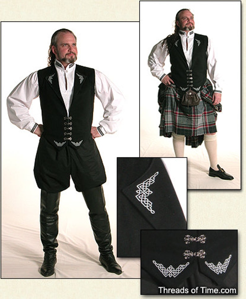 Celtic Royal Tunic / Shirt Embroidered and Handmade. - Etsy