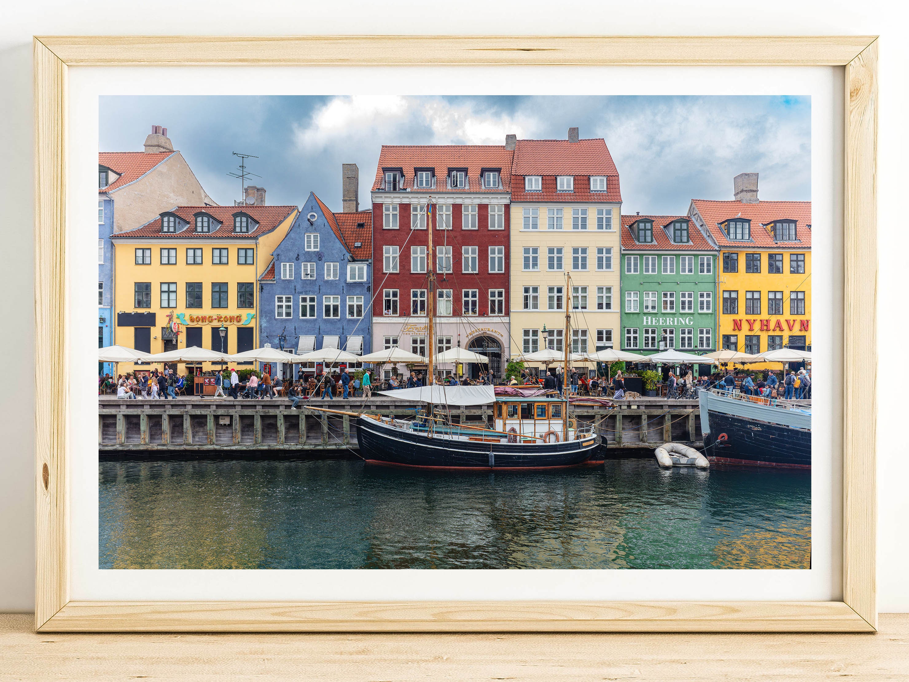 Nyhavn Photo Print | Copenhagen Wall Art | Canal Waterfront Photo ...
