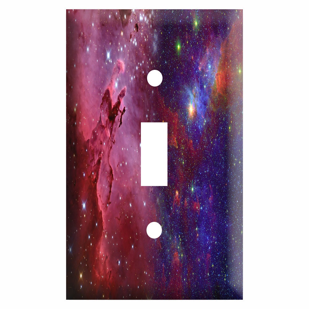 Colorful Universe Galaxy, Light Switch Cover Plate, Single Toggle or ...