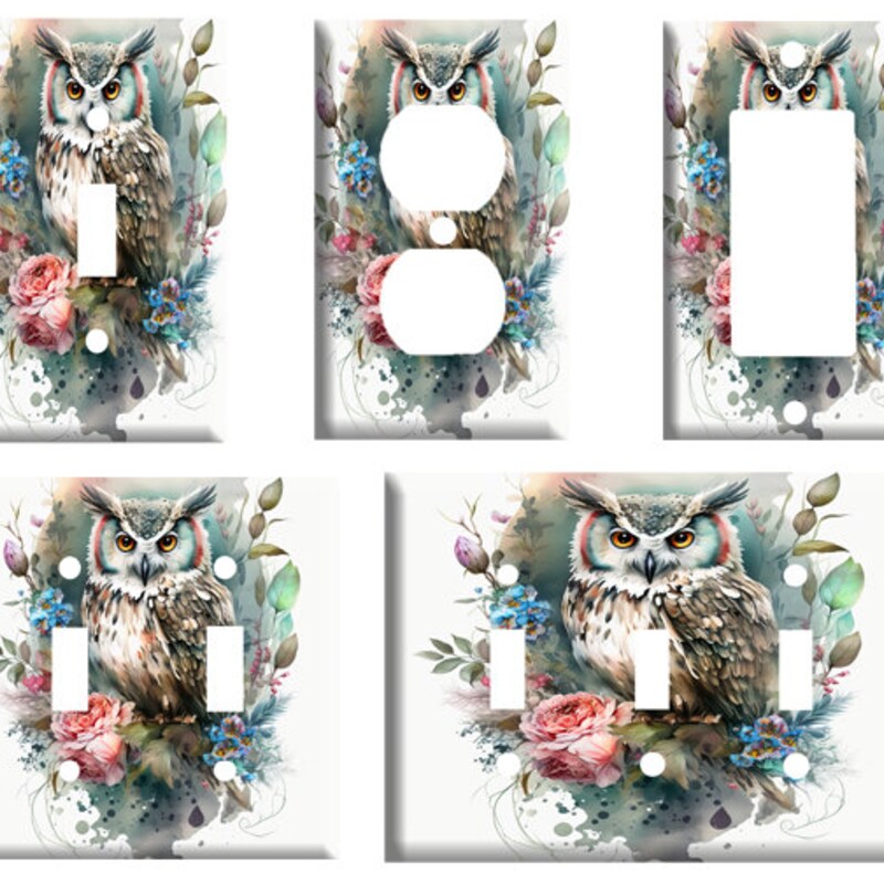 Owl Rocker Switch - Etsy