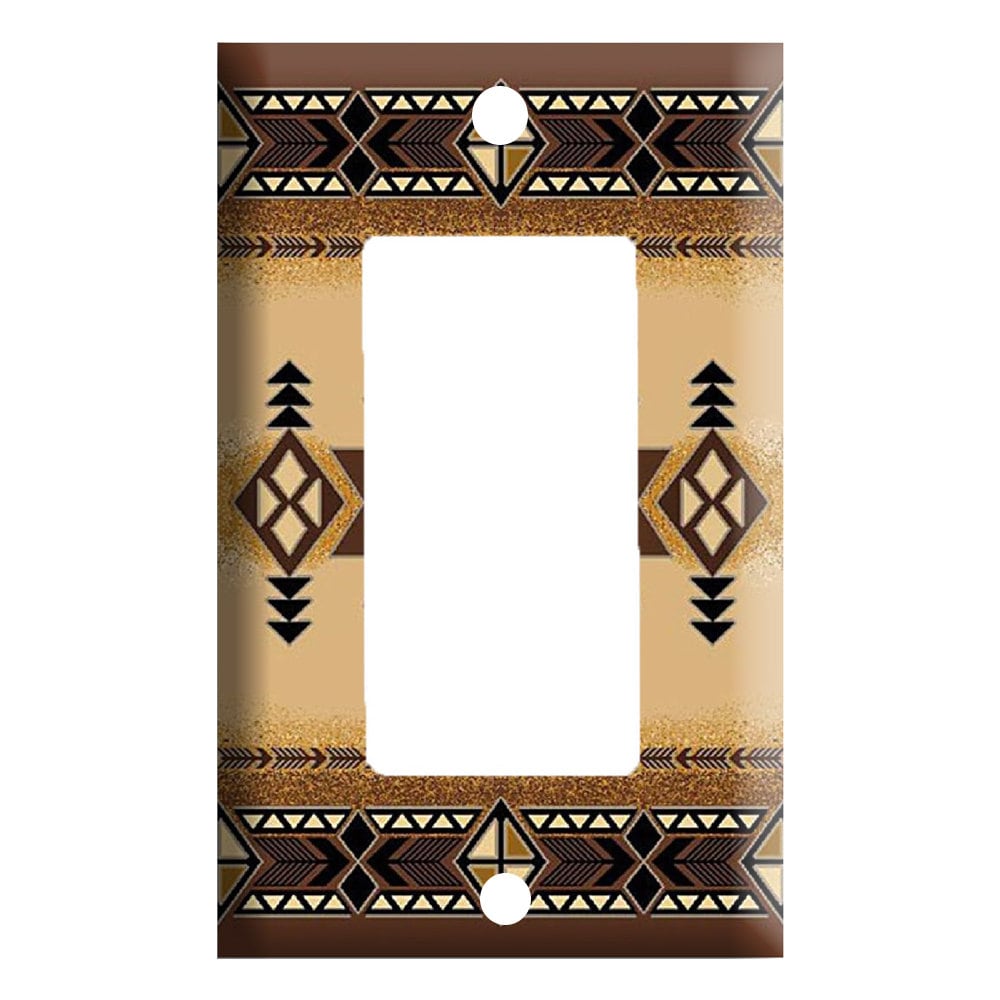 Native Southwestern Pattern, Decorative Light Switch Cover Plate ...