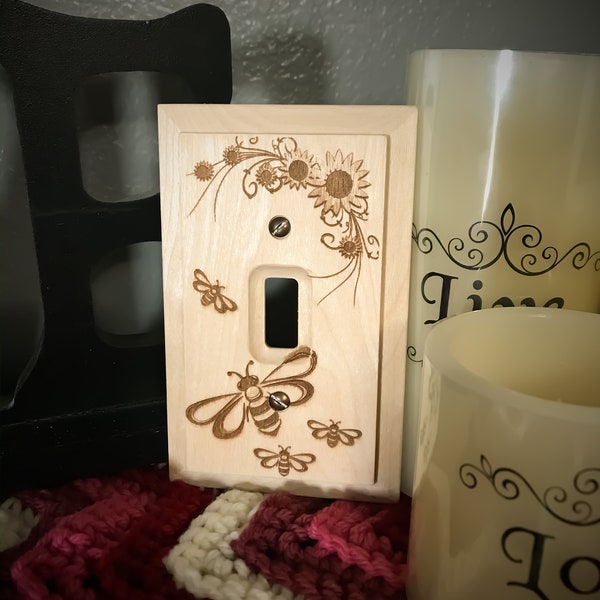 Laser Engraved Switch Plate - Etsy