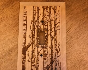 Laser Engraved Switch Plate - Etsy