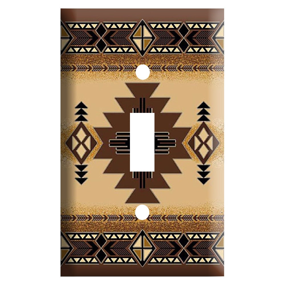 Native Southwestern Pattern, Decorative Light Switch Cover Plate ...