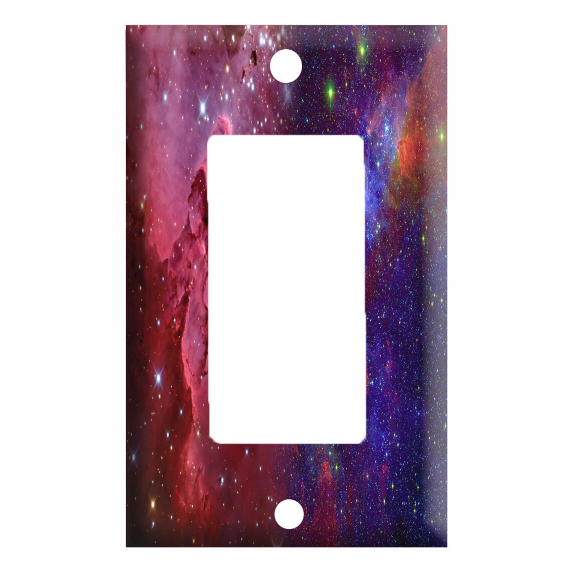 Colorful Universe Galaxy, Light Switch Cover Plate, Single Toggle or ...