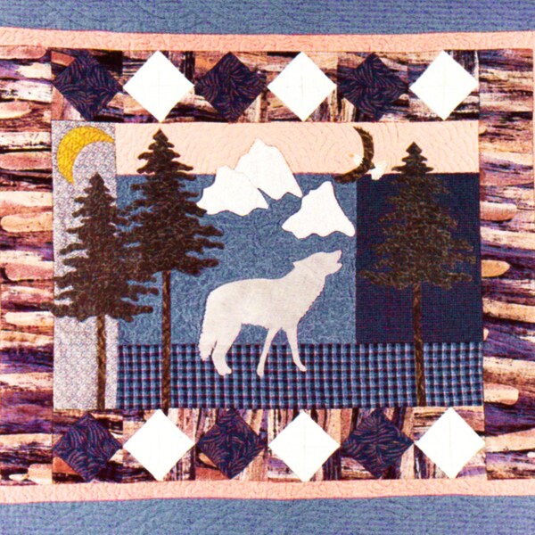 Wolf Quilt Pattern - Etsy