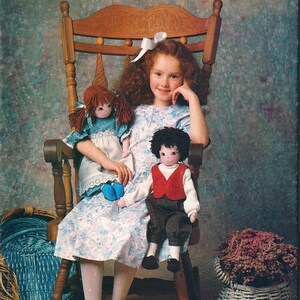 Sewing Pattern - 22 Inch Rag Doll & Doll Clothes, Butterick 5751, UNCUT ...