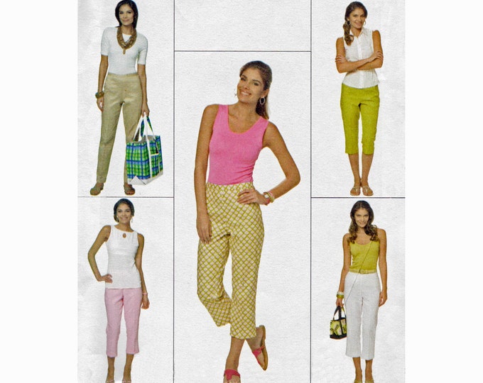 Sewing Pattern for Crop Pants & Capris, Very Easy Butterick B5614 ...