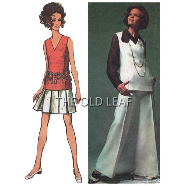Simplicity Pattern Mini Pleated Skirt Pattern - Etsy