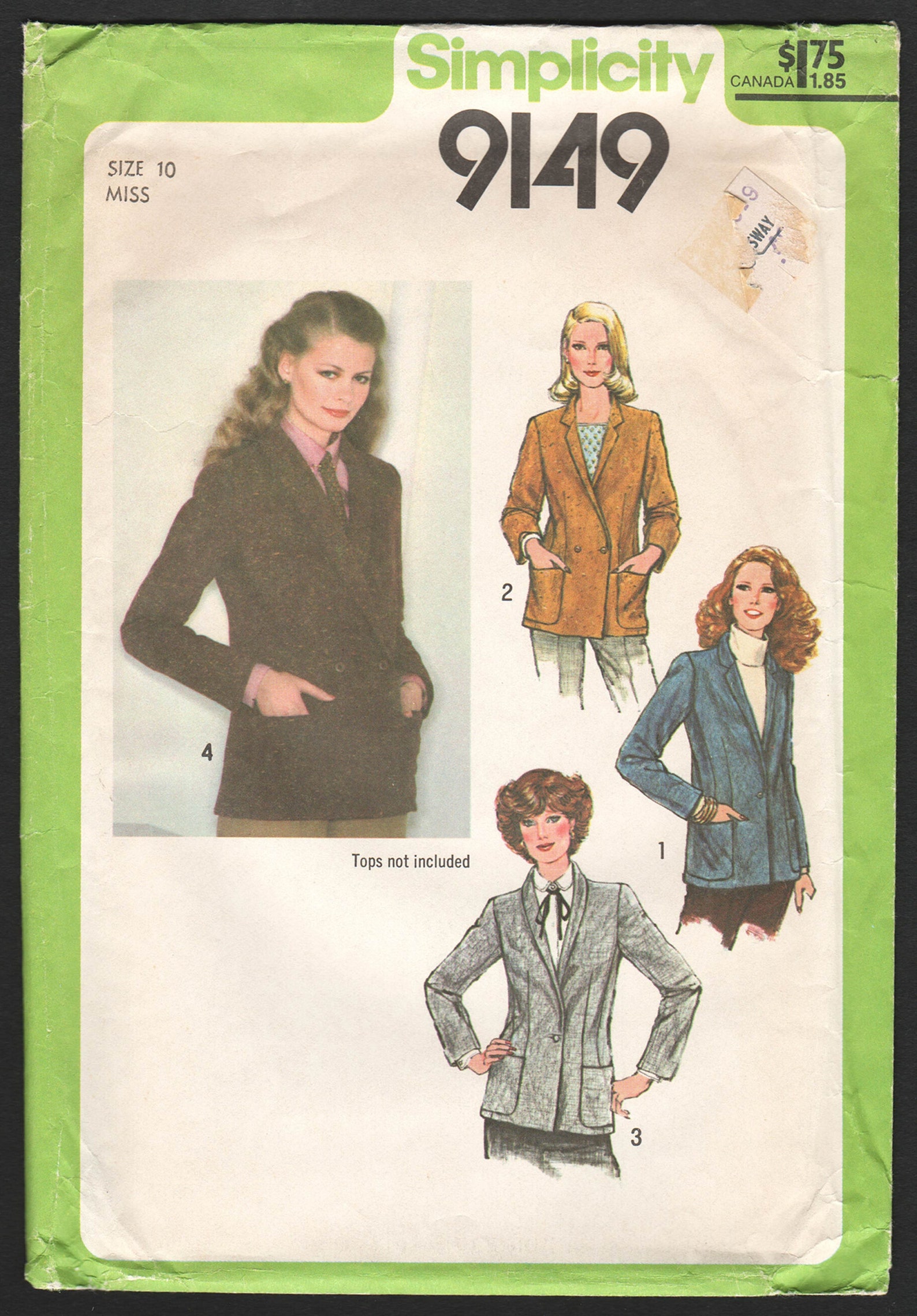 Sewing Pattern for Womens Blazer Jacket With Variations - Etsy