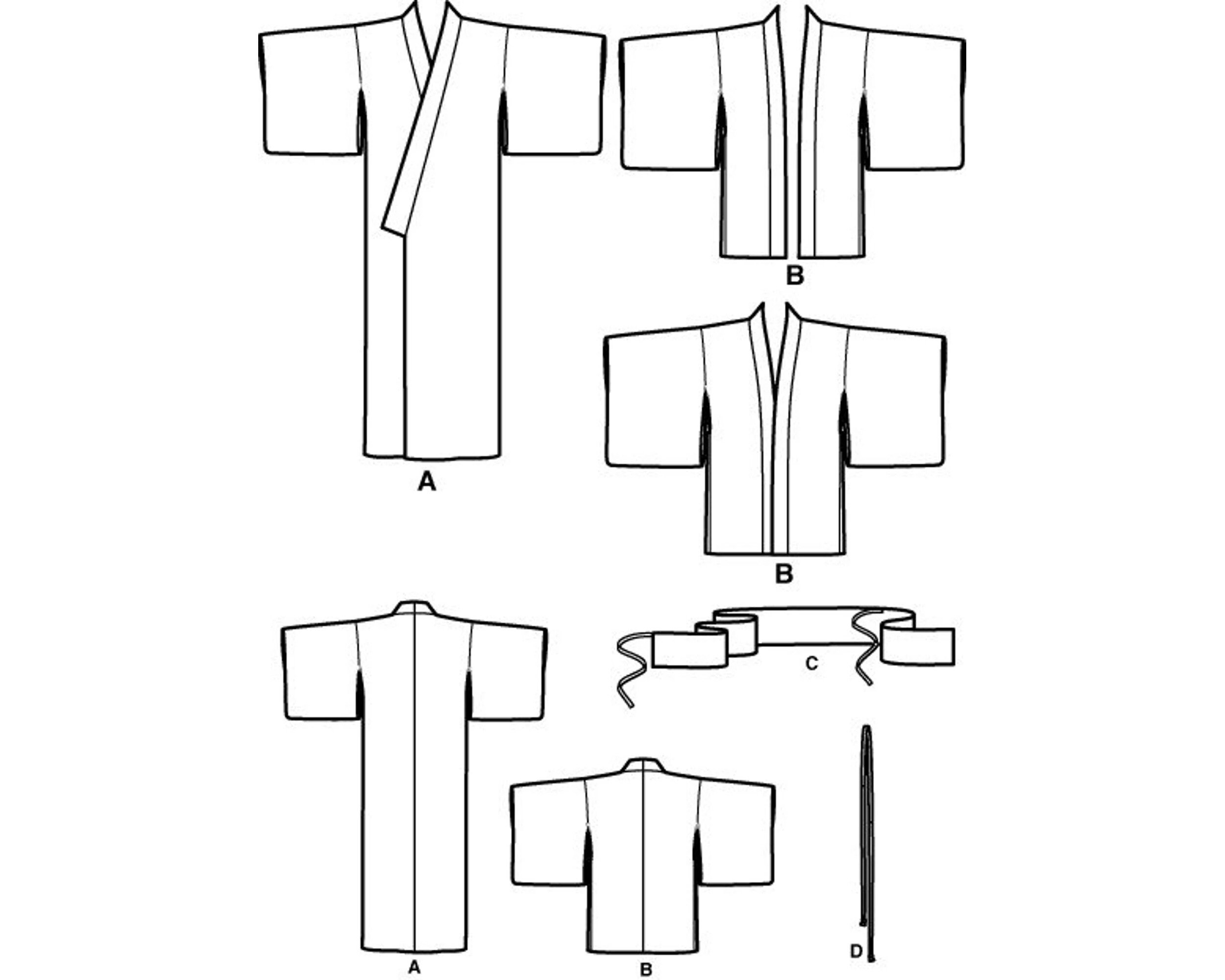 Womens Kimono Pattern & Haori Jacket Pattern, Simplicity 5839 UNCUT - Etsy