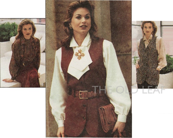 Sewing Pattern for Long Waistcoat Vest Ascot & Shirt Mccalls | Etsy