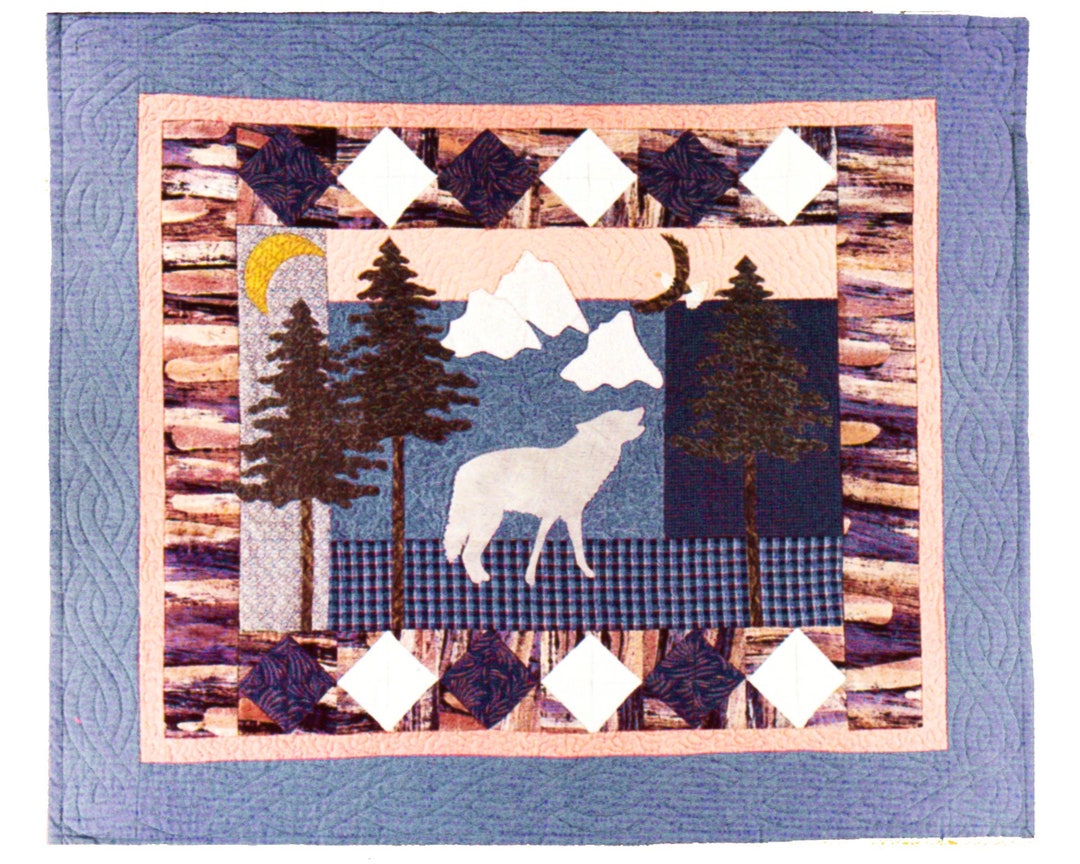 Wolf Quilt Pattern - Wall Hanging Quilt by Mckenna Ryan PN-201 Lone ...