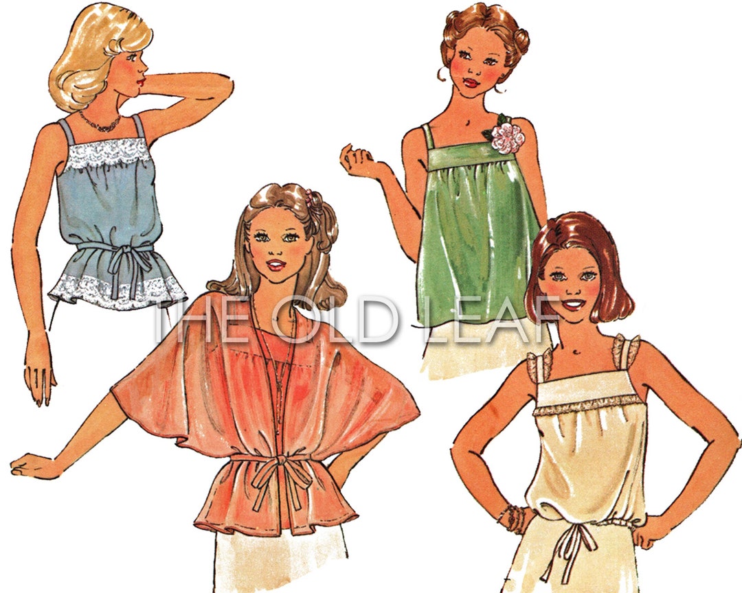 70s Disco Top & Jacket Pattern, Simplicity 8739 - Etsy