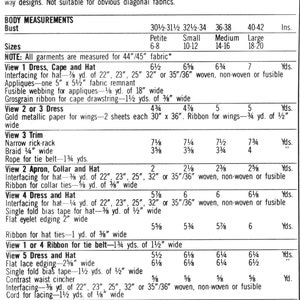 Womens Costume Sewing Pattern Colonial, Pioneer, Pilgrim, Angel or ...