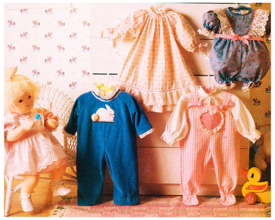 Baby Doll Clothes Pattern for 23 Inch Dolls, Butterick 6994 - UNCUT - Etsy