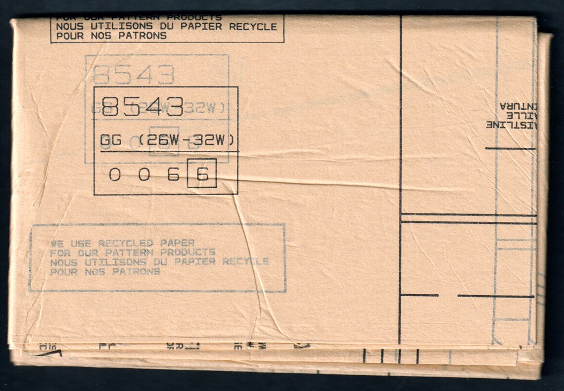 Flared Dress Pattern With Drop Waist & Vest Simplicity 8543 - Etsy