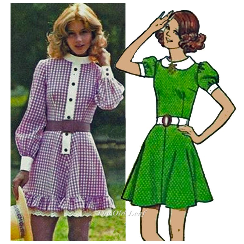 70s Dress Pattern - Etsy