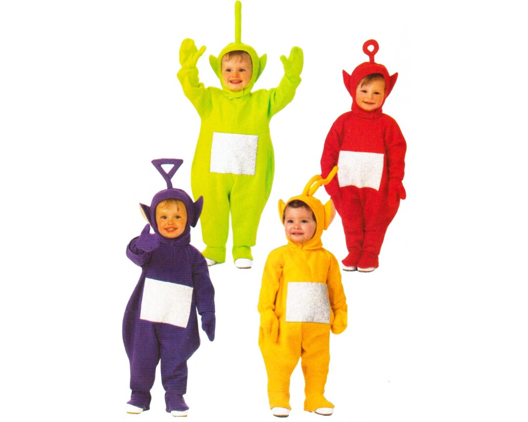 Teletubbies Costume Sewing Pattern for Infants & Toddlers 13 to 29 Lbs ...