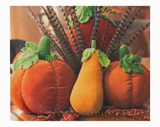 Stuffed Pumpkin & Gourd Sewing Pattern, Mccalls 4189, UNCUT - Etsy