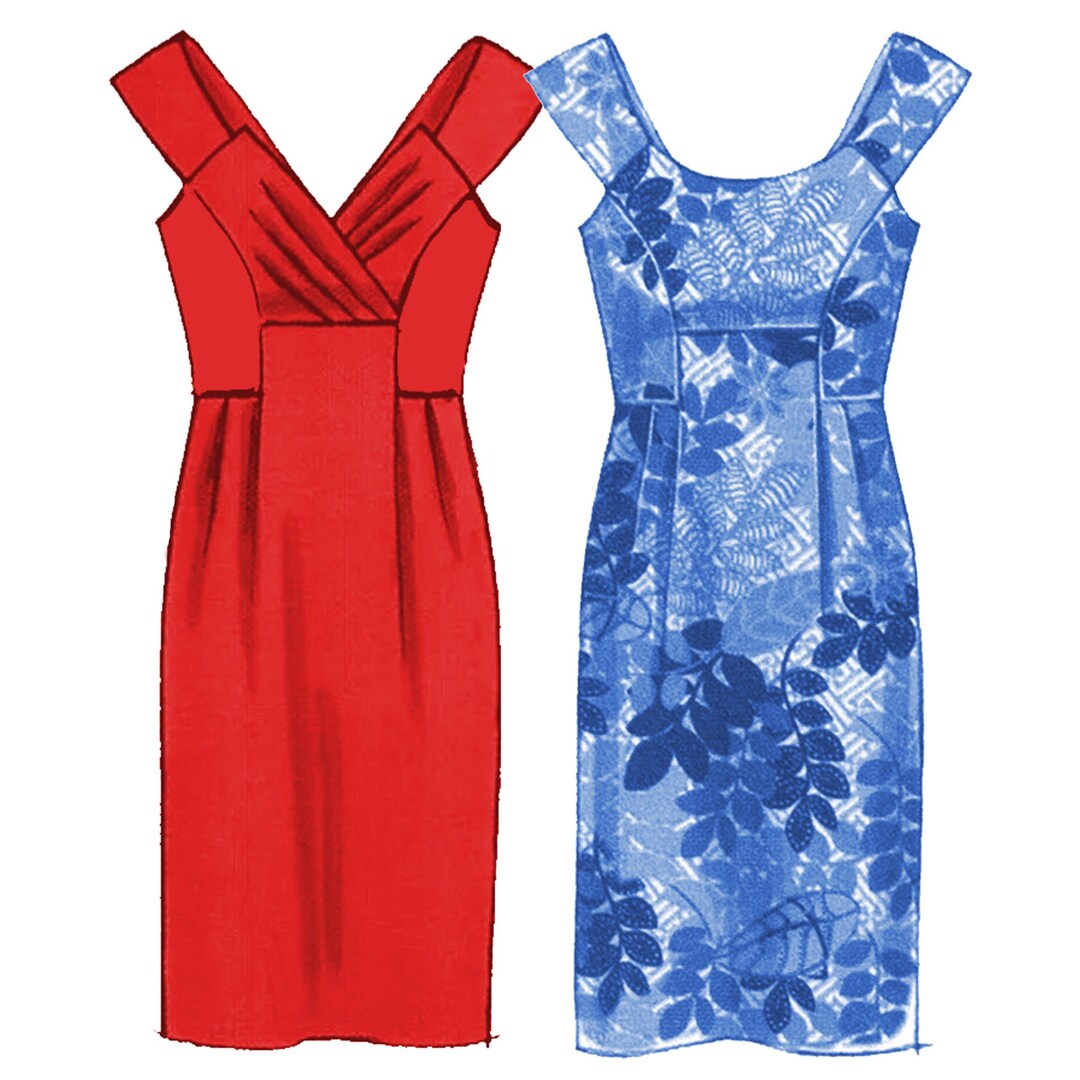 Sleeveless Dress Pattern: Raised Waist, Scoop or V Neckline, Mccalls ...