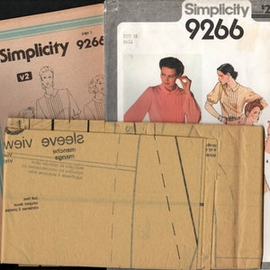 Sewing Pattern for Pintuck Blouse With Button Back Simplicity - Etsy