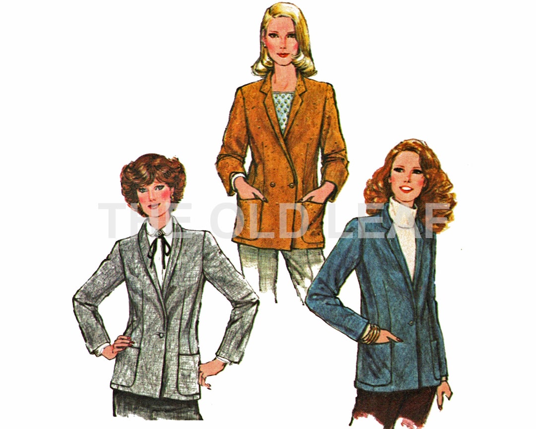 Sewing Pattern for Womens Blazer Jacket With Variations - Etsy