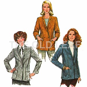 Sewing Pattern for Womens Blazer Jacket With Variations - Etsy