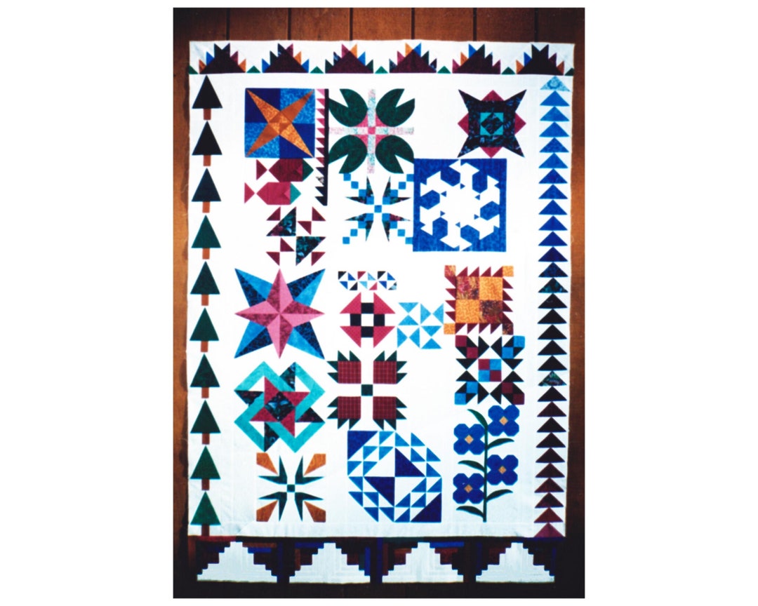 Alaska Inspired Quilt Pattern - an Alaskan Sampler by Debbie Caffrey - Etsy