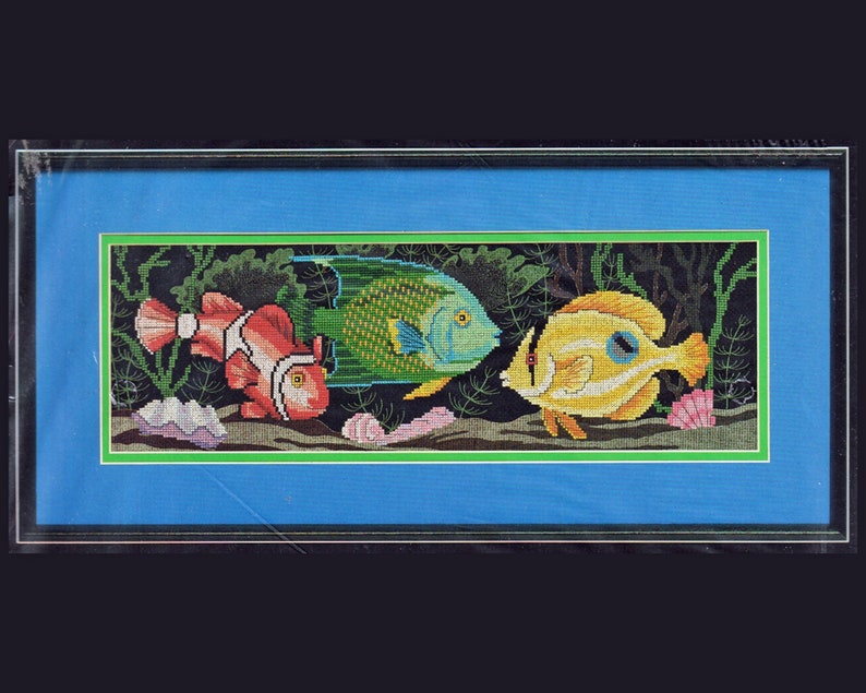 Tropical Fish Cross Stitch Kit, Dimensions 3944 - SEALED - Etsy