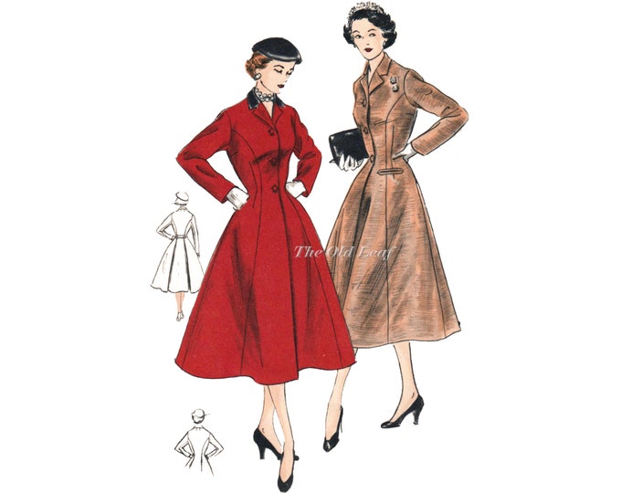 Sewing Pattern for 50s Swing Dress, Simplicity 1135 - Etsy