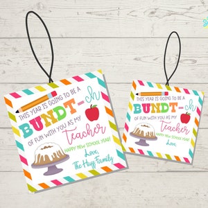 Beginning of Year Gift Tag , Poppin School Year Tag , Beginning of Year ...