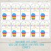Beginning of Year Gift Tag , Poppin School Year Tag , Beginning of Year ...