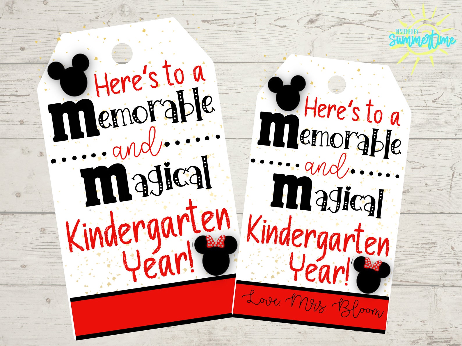 Editable Hereʻs to a Memorable and Magical School Year, Mickey and ...